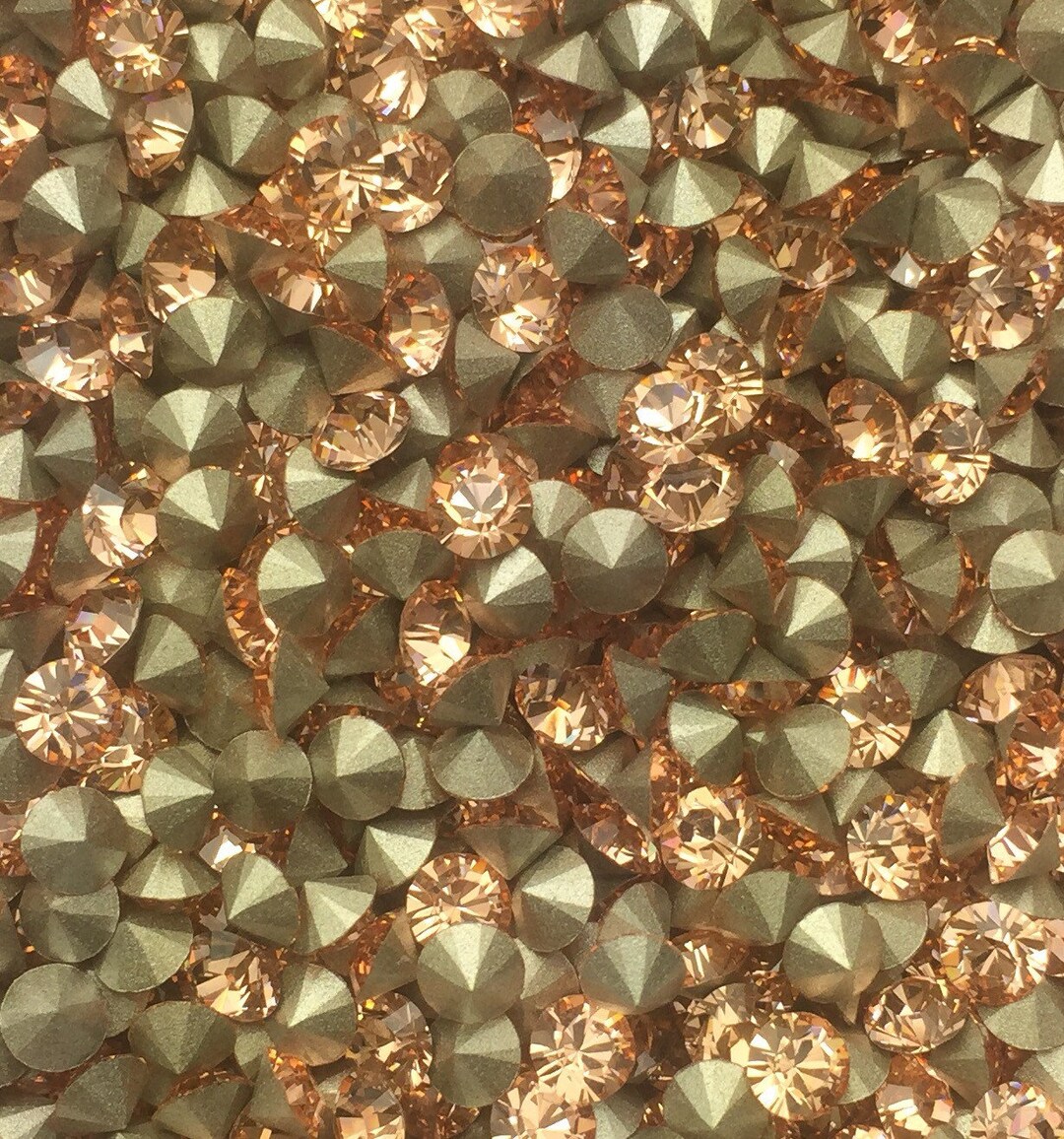 SS18 Light Peach Swarovski Rhinestone Chatons Round Article 1028 1st ...