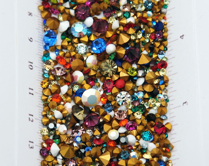 100 Swarovski Crystal Chatons 1st Quality Machine Cut Art 1100 1012 ...