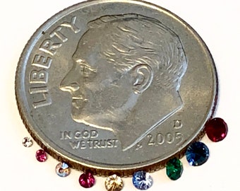 100 Swarovski Crystal Chatons - 1st Quality Machine Cut Art 1100 1012 ...