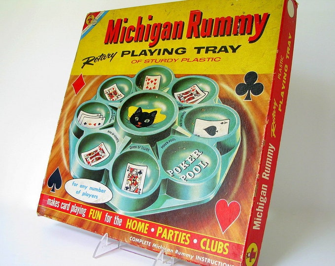Vintage Game Michigan Rummy 1957 Transogram - Etsy