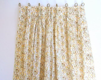 Green Vintage Curtains - Etsy