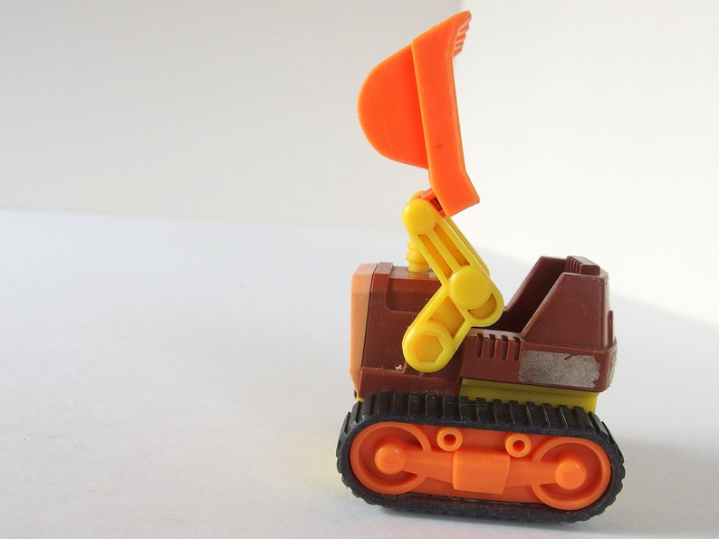 Plastic Front Loader Bulldozer Vintage Toy - Etsy