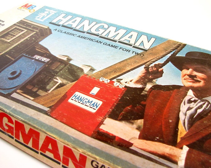 Hangman Board Game From Milton Bradley Vintage 1970s - Etsy