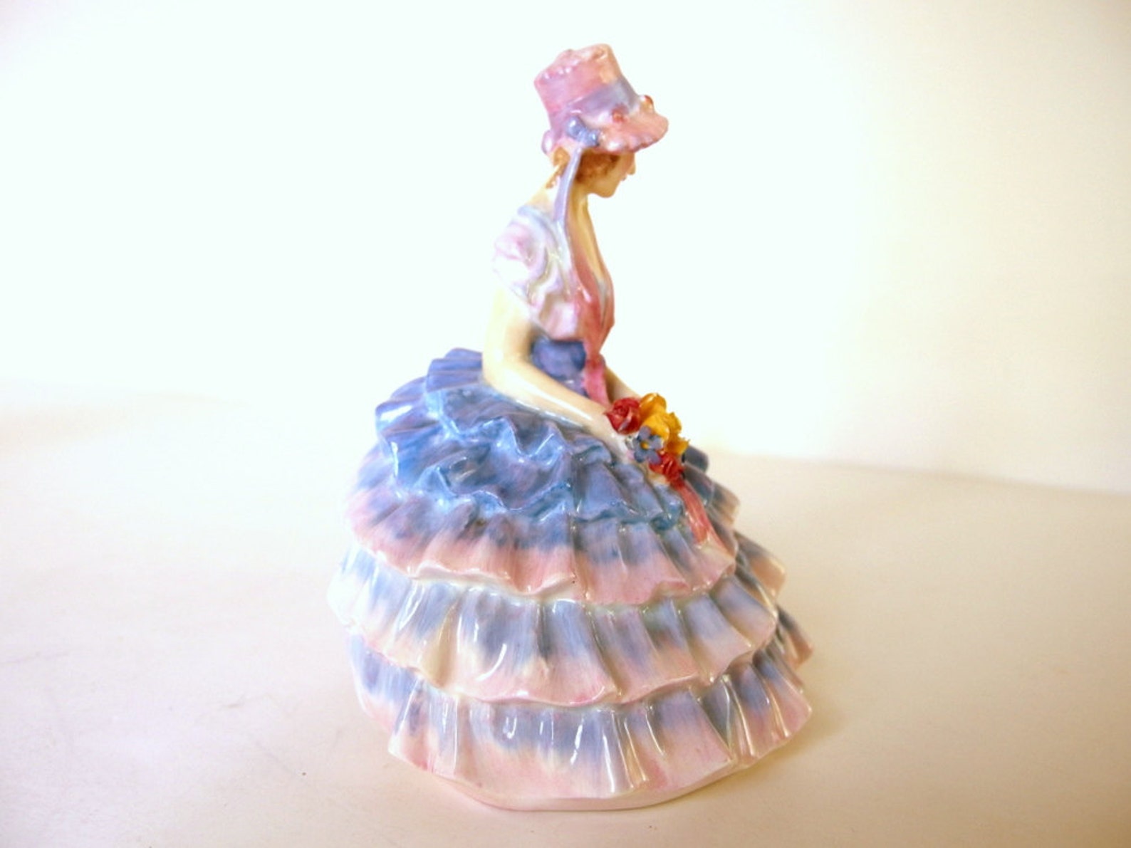Vintage Royal Doulton Chloe Figurine Periwinkle and Pink - Etsy
