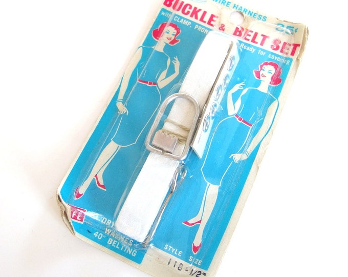 Vintage Buckle and Belt Kit DIY Sewing Supplies - Etsy