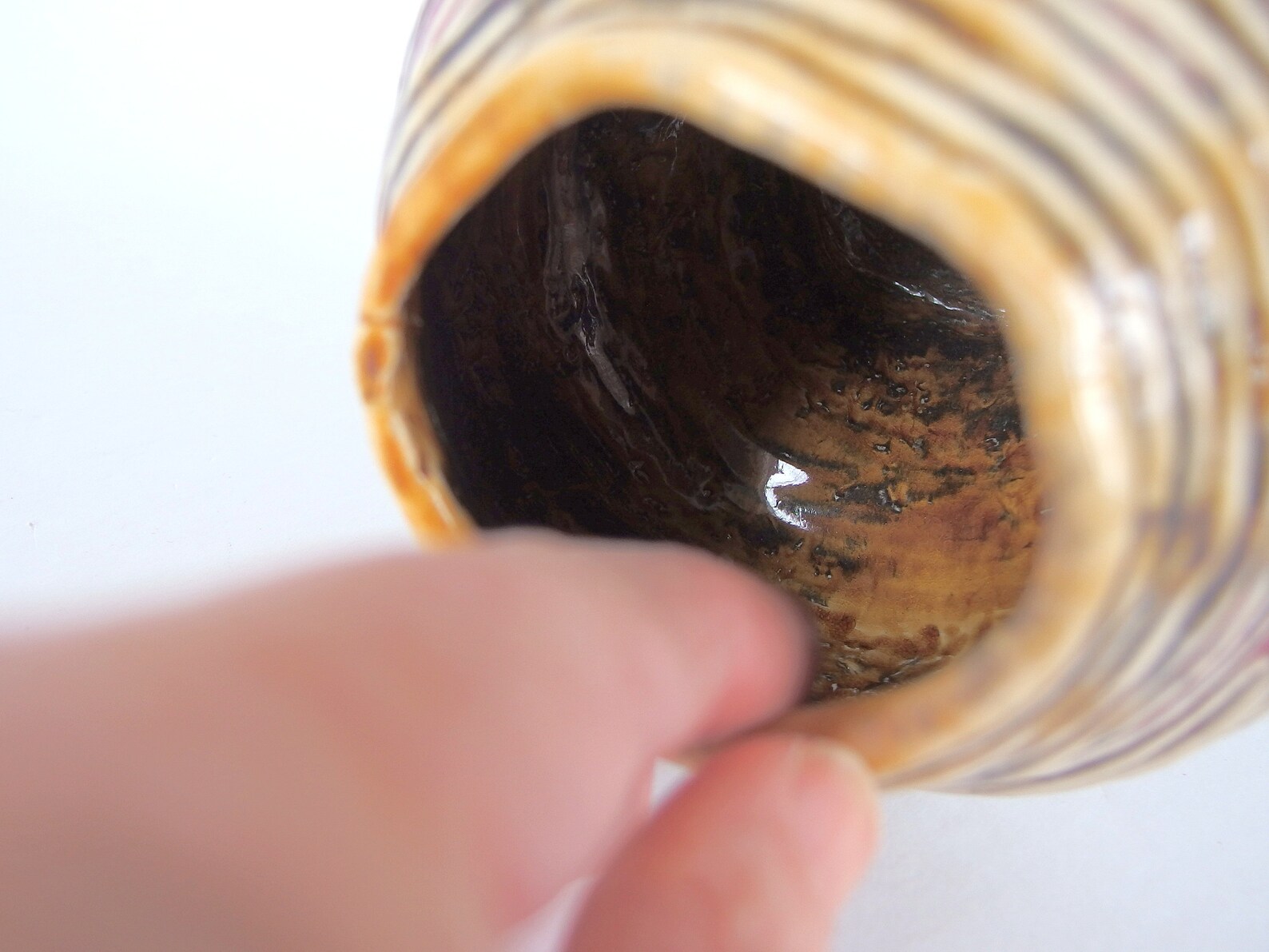 Handmade Rustic Vase Red White and Black Coil Container - Etsy