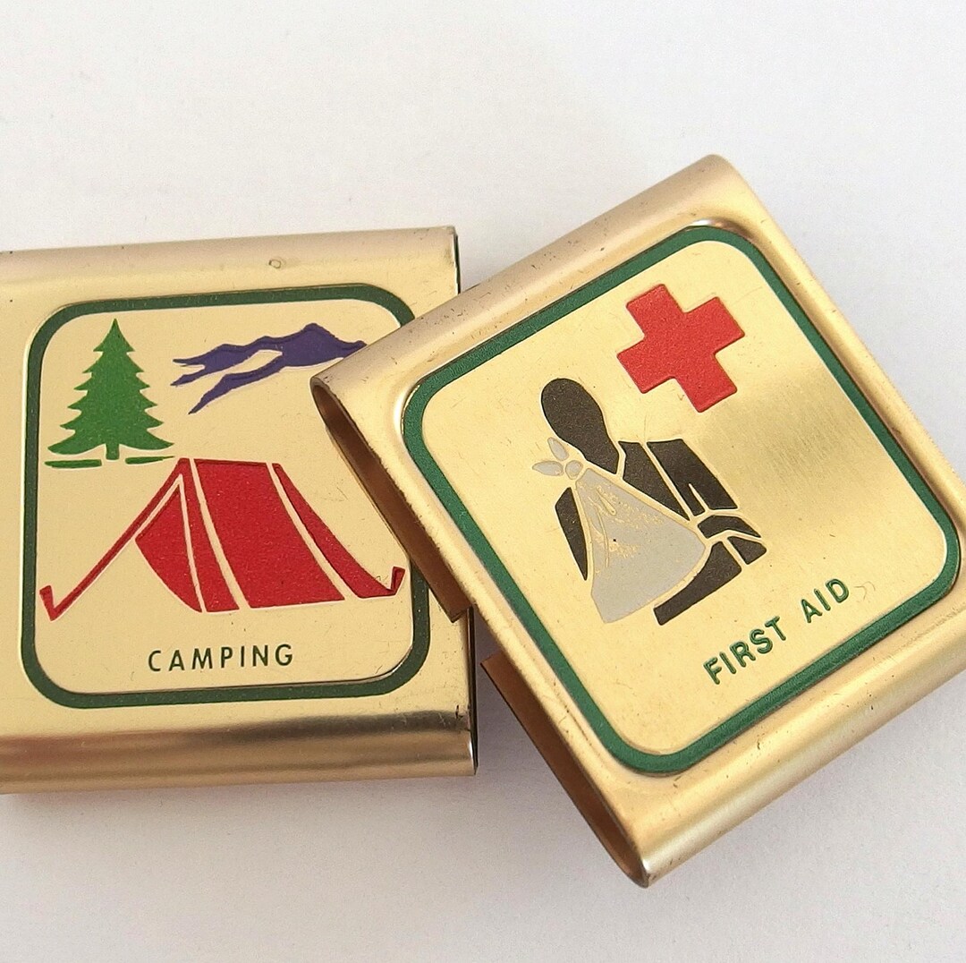 2 Vintage 1960's Webelos Belt Slides - Etsy
