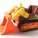 Plastic Front Loader Bulldozer, Vintage Toy - Etsy