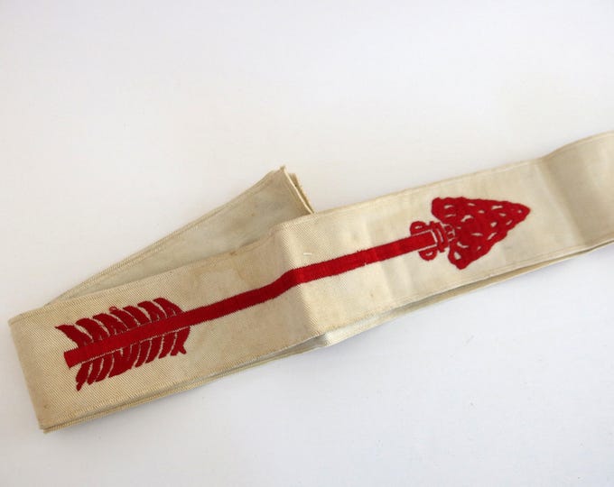 Vintage 1960's Order of the Arrow White Sash, Boy Scout Honor - Etsy