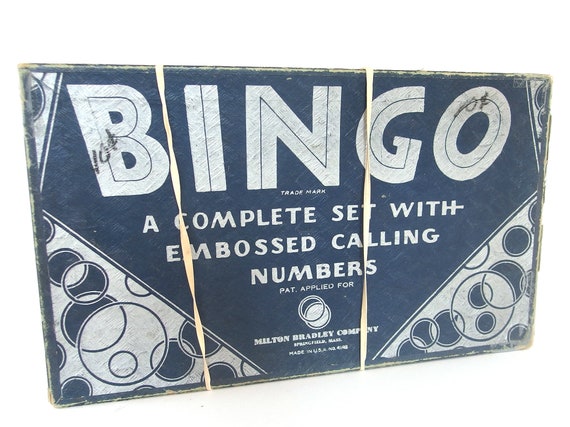 Bingo With Embossed Wooden Number Discs 50 Cards | Etsy
