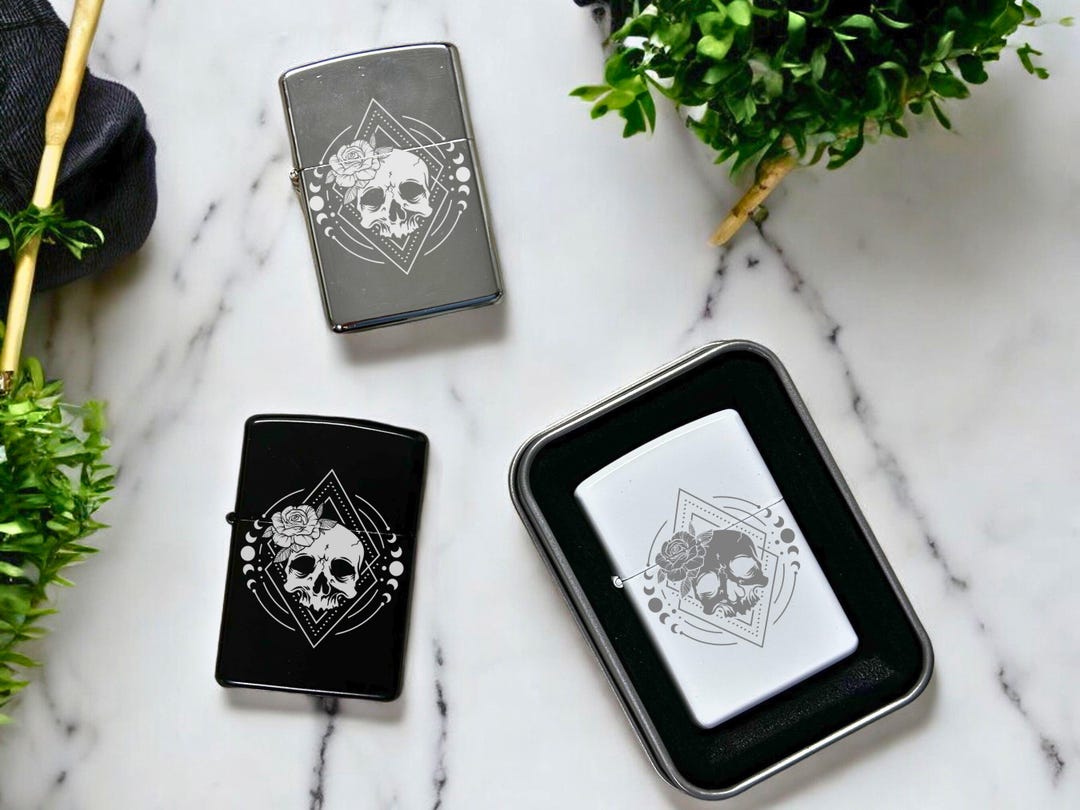 Custom Flip-top Lighters, Personalized Engraving, Refillable, Cute ...