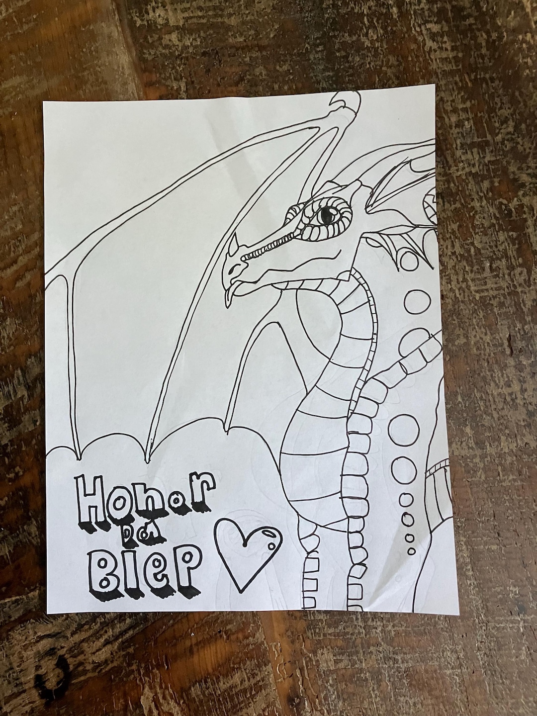 Wings of Fire Coloring Sheet ( Rainwing) - Etsy