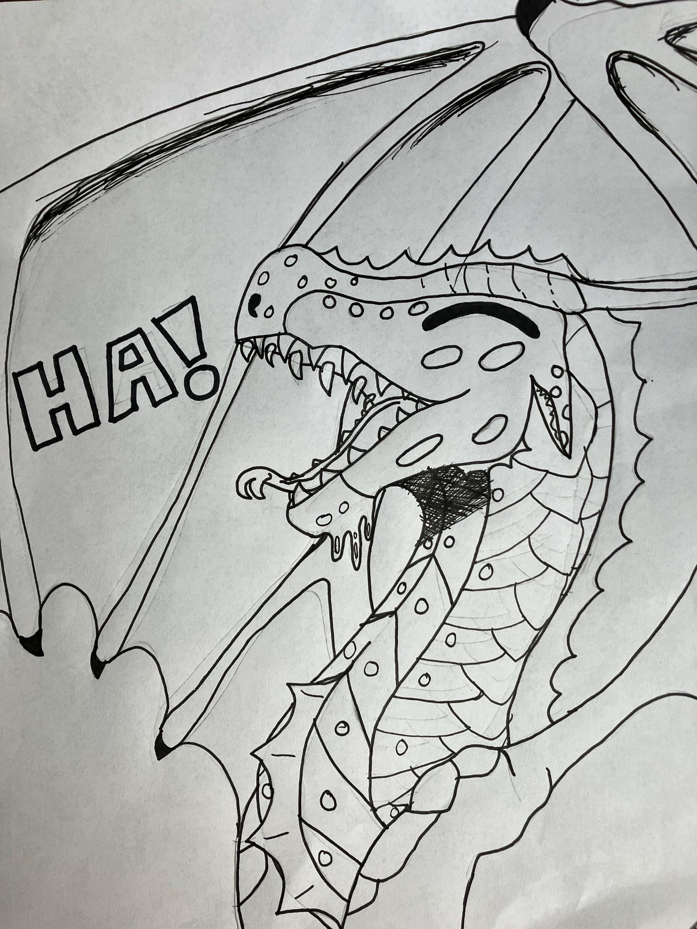 Wings of Fire Coloring Sheet(seawing) - Etsy