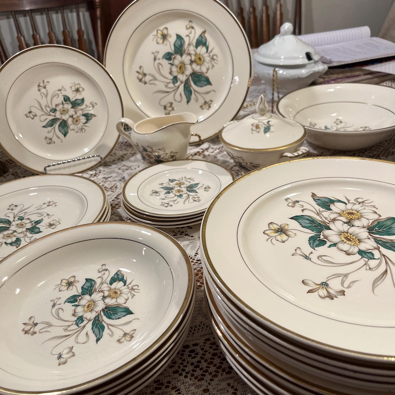 Vintage Knowles China - Etsy