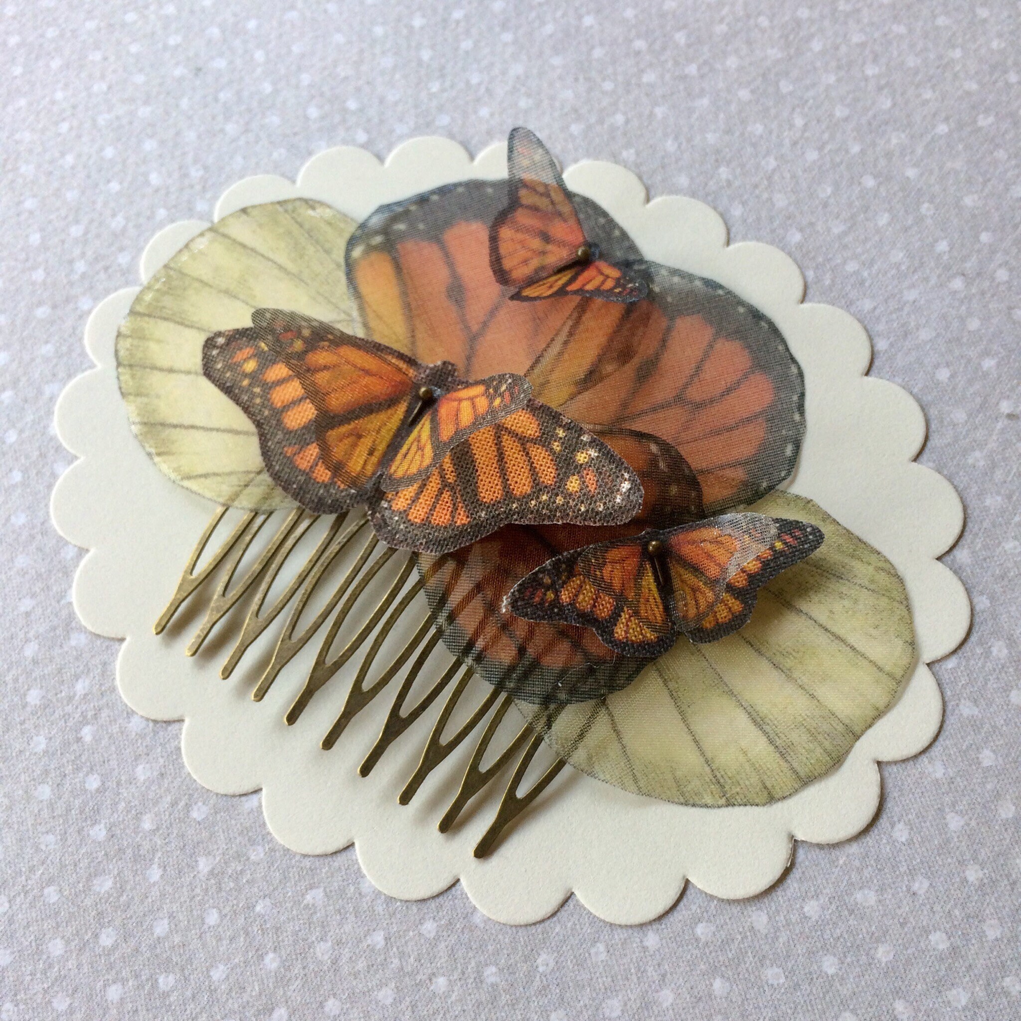 Butterfly Hair Comb Wings Hair Comb Butterfly Hair | Etsy