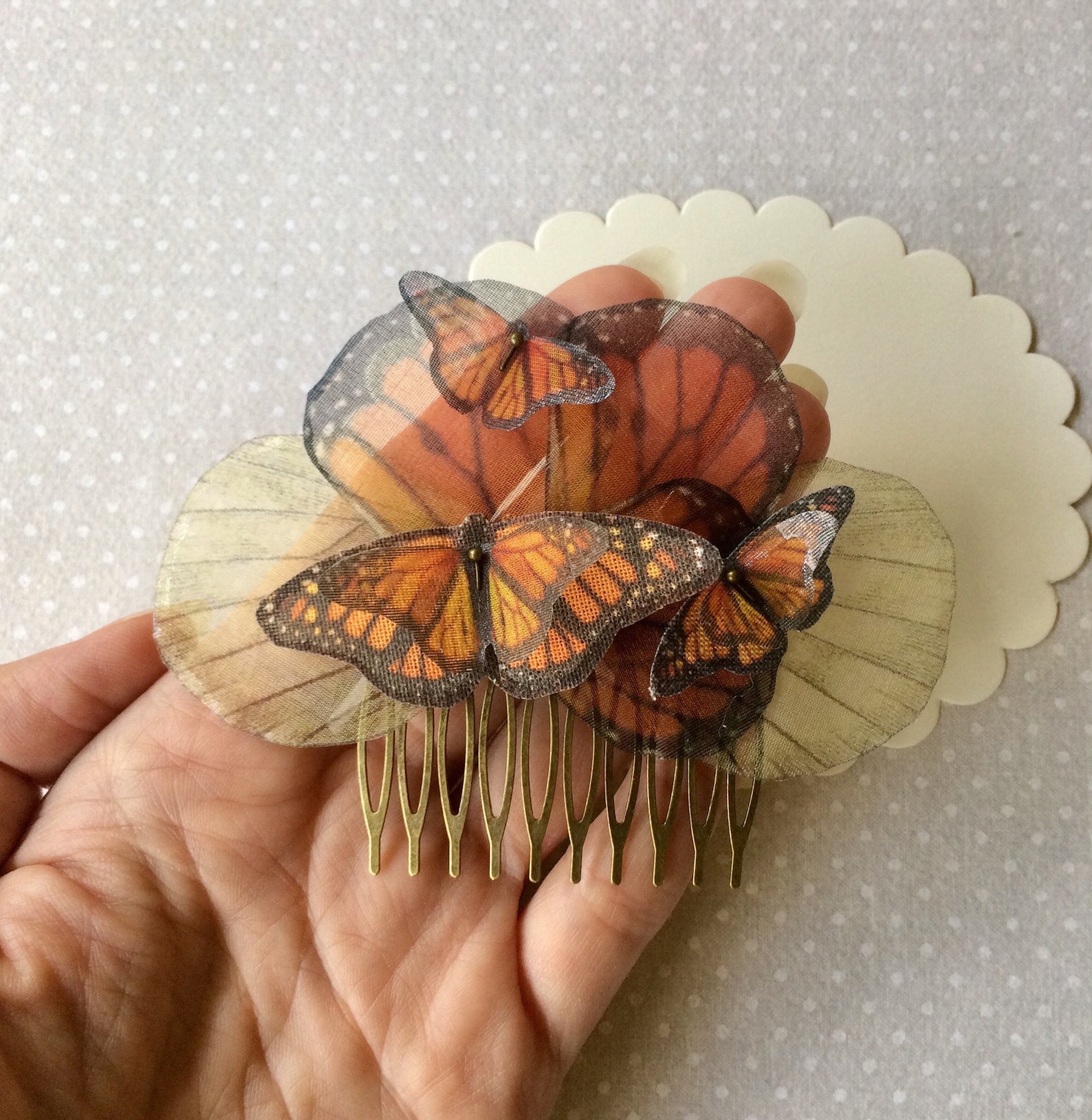 Butterfly Hair Comb Wings Hair Comb Butterfly Hair | Etsy