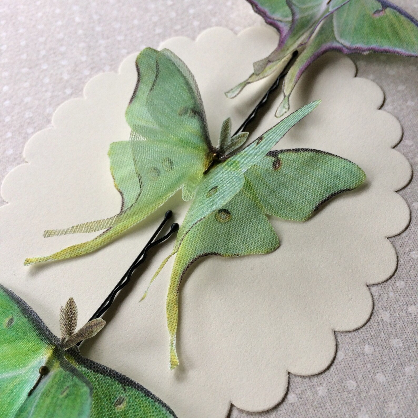 Luna Moth Hair Pin Collection Butterfly Hair Pin Luna Moth - Etsy
