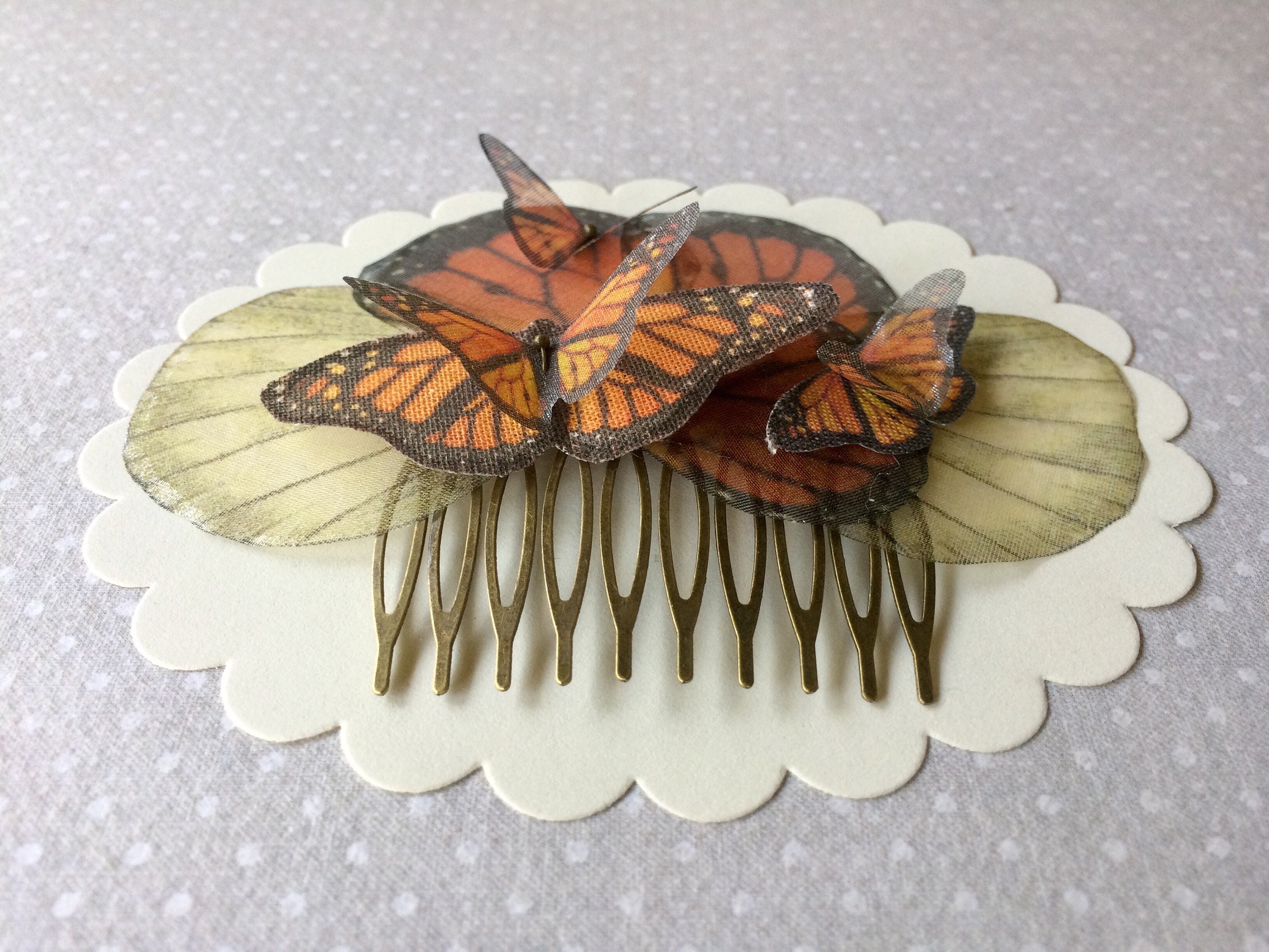 Butterfly Hair Comb Wings Hair Comb Butterfly Hair | Etsy