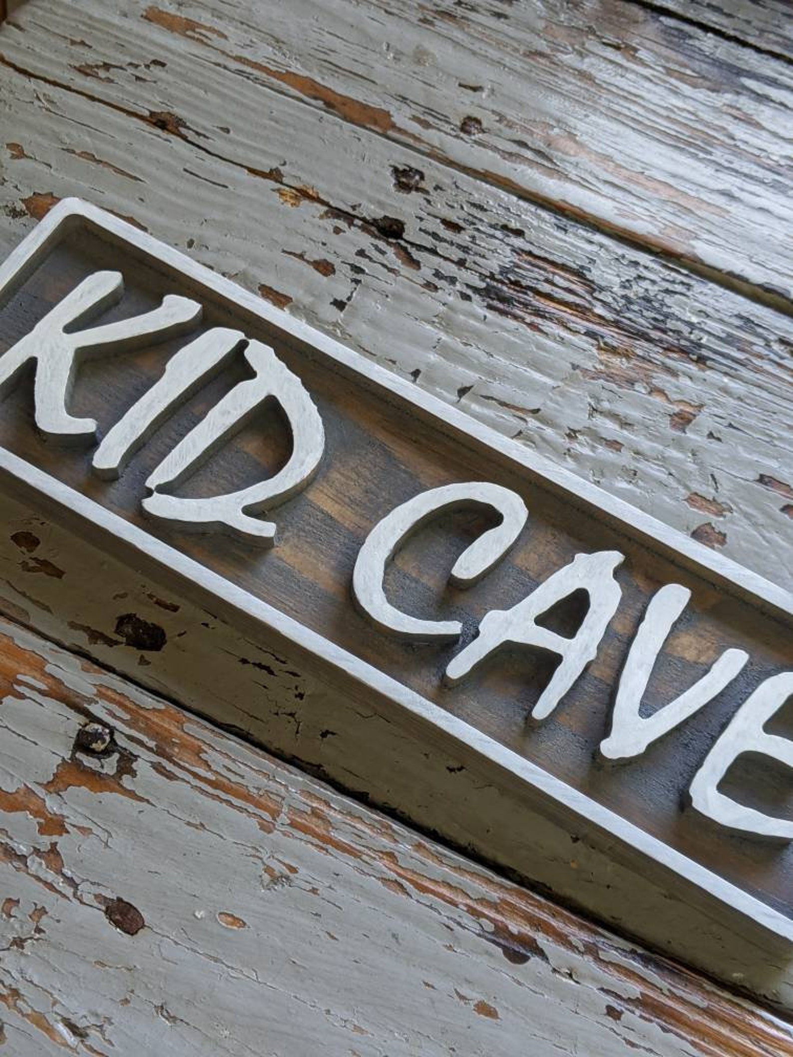 Kid Cave Sign-wood Sign-custom Handcrafted Wood Sign-free Shipping - Etsy