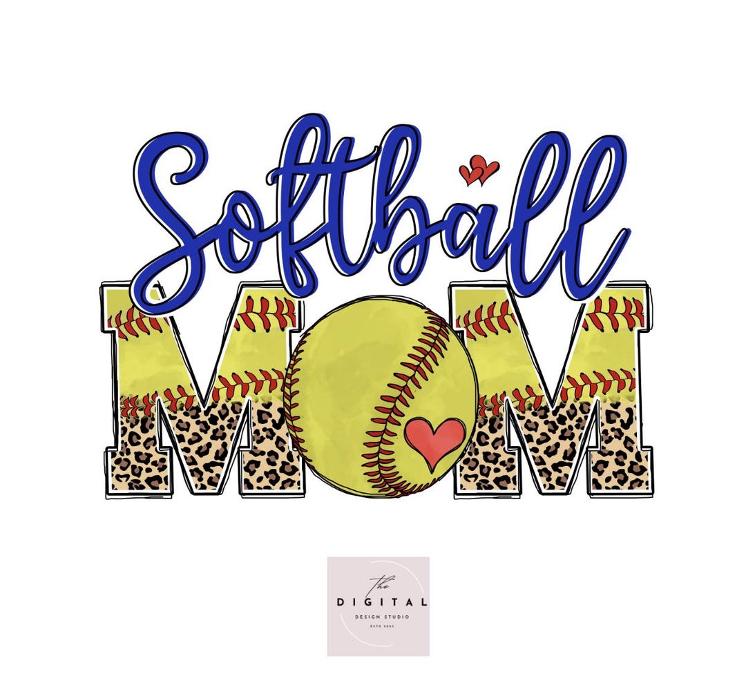 Softball Mom Png Softball Mom PNG Varsity Distressed Softball Mama Loud ...