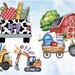 Back to School Transport Clipart PNG Back to School Supplies ...