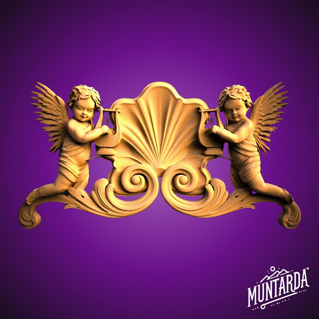 Serene Sentinel: STL Model for 3D CNC Router Figurative Relief Google ...