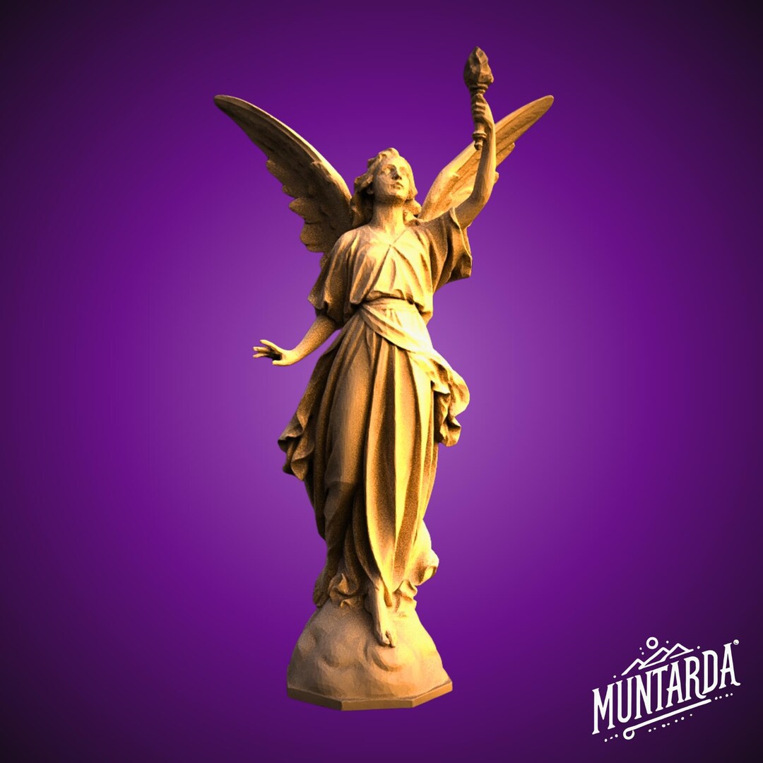 Angel of Victory: STL Model for 3D CNC Router Figurative Relief Google ...