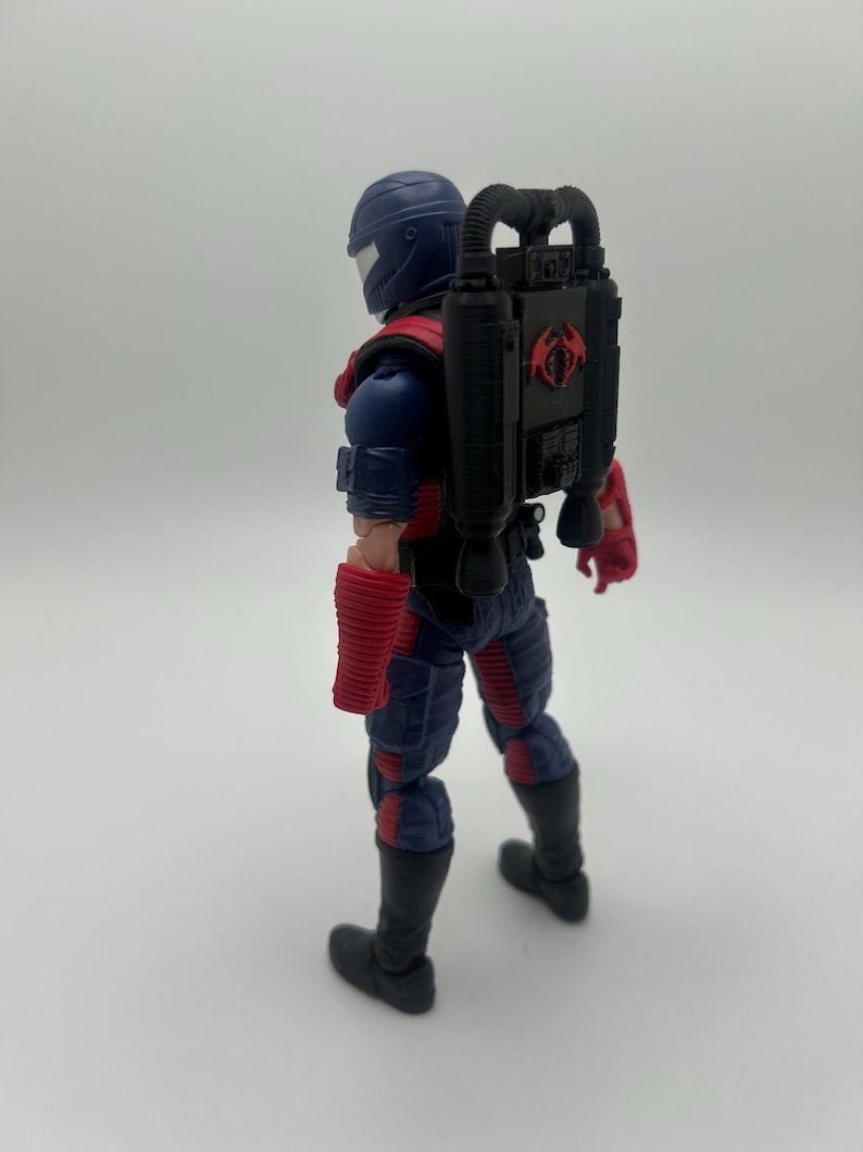 GI Joe Cobra Jump Pak Black Classified 1:12 Scale 3D Print - Etsy
