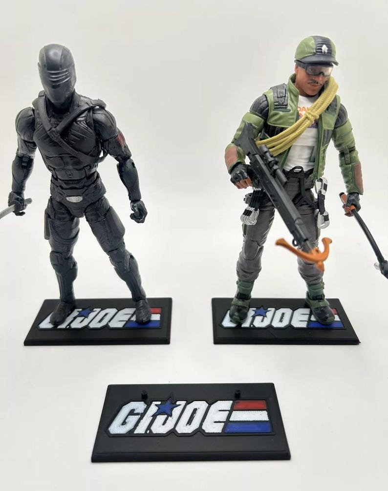 Gi Joe Classified Action Figure Stand 3D Printed - Etsy