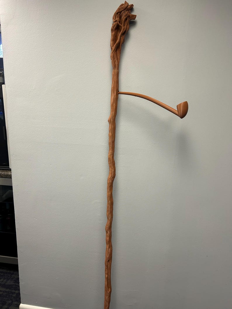 Gandolf the Grey Staff, Pipe, and Nail 3D Print - Etsy