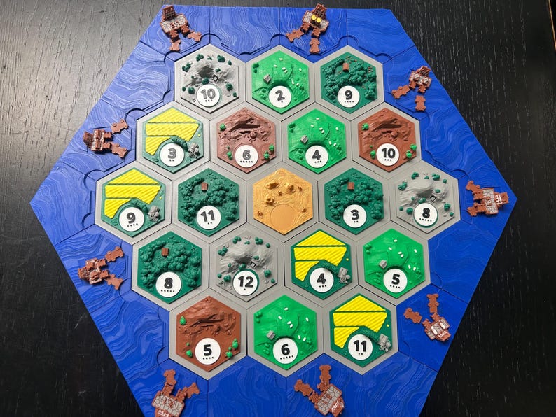 Catan Seafarers/cities & Knights 5/6 Player Custom Made 3D Printed ...