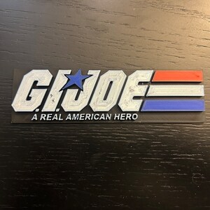 GI Joe Insignia 3D Printed - Etsy
