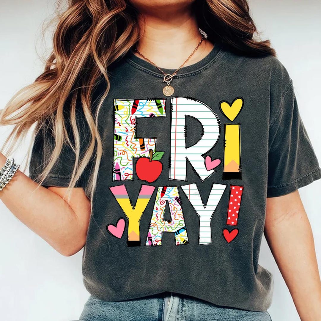 Teacher Shirt, Happy Friyay Shirt, Funny Teacher Shirt, Fri-yay Shirt ...