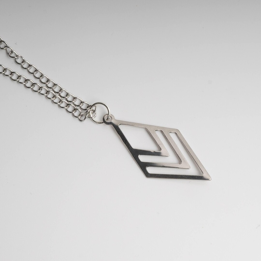 Chevron Necklace - Stainless Steel - Etsy