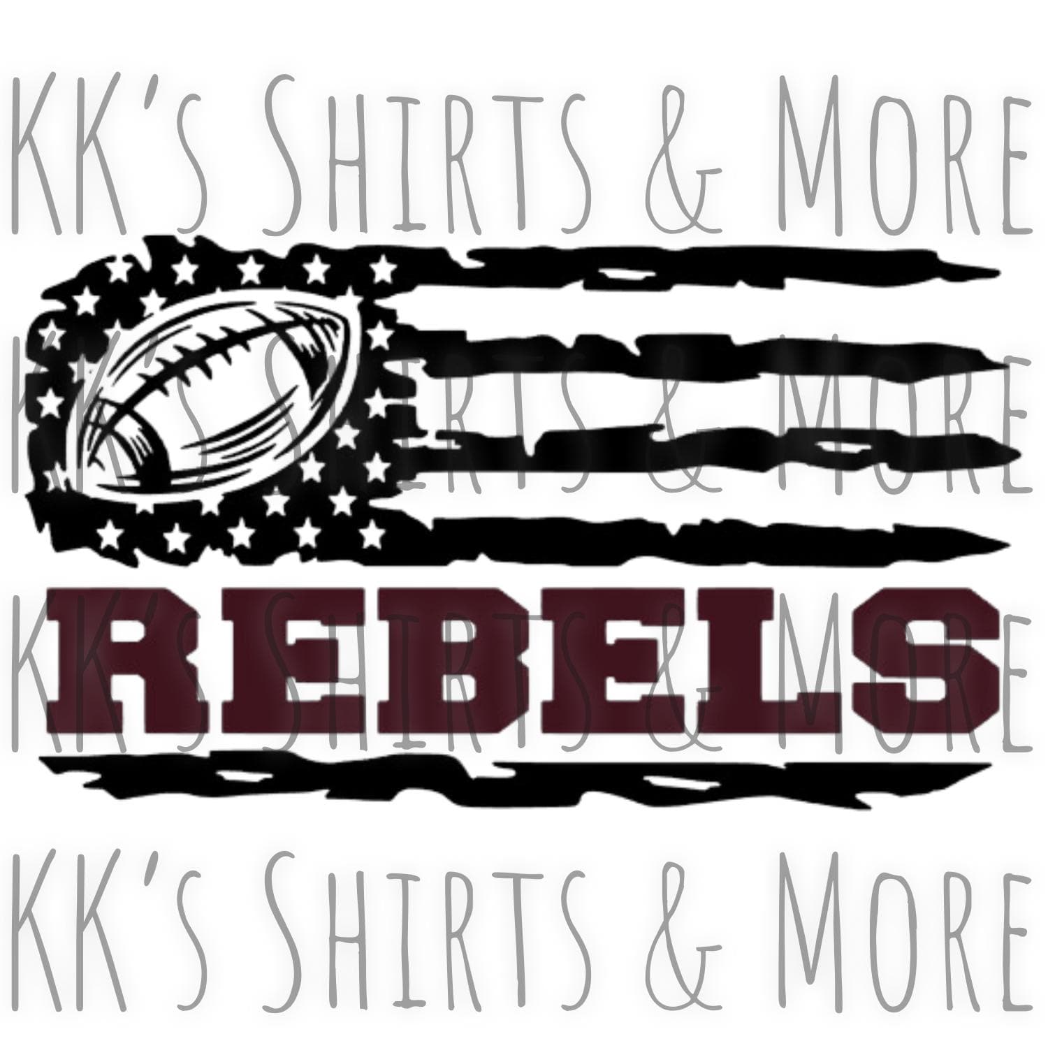 Rebels American Flag Digital Download PNG - Etsy