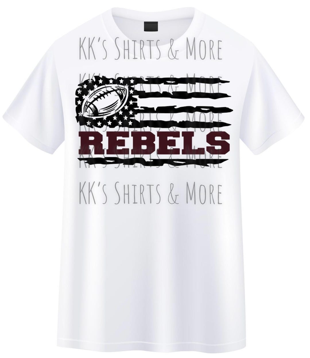 Rebels American Flag Digital Download PNG - Etsy