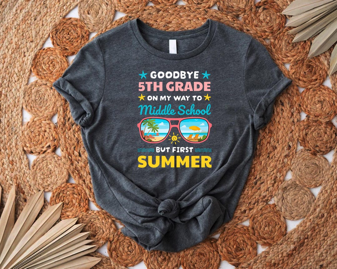 5th Grade Graduation Shirt for Boys Girls,goodbye 5th Grade Tshirt,5th ...