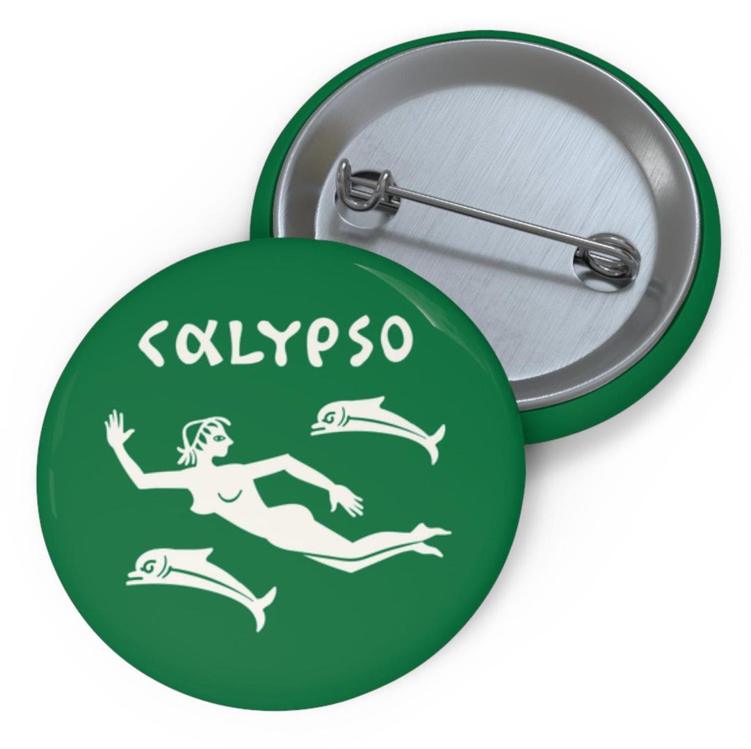 Calypso Ship Flag Replica Pin Badge - Jacques Cousteau Homage - Sea and ...