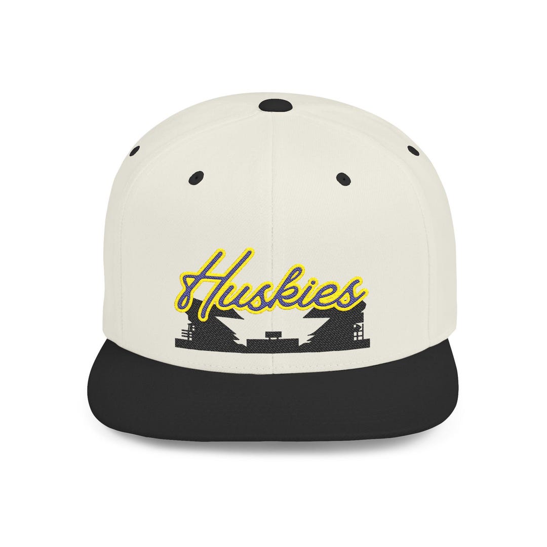 Huskies Snapback Hat: Husky Stadium Embroidery, UW Fan Apparel - Etsy