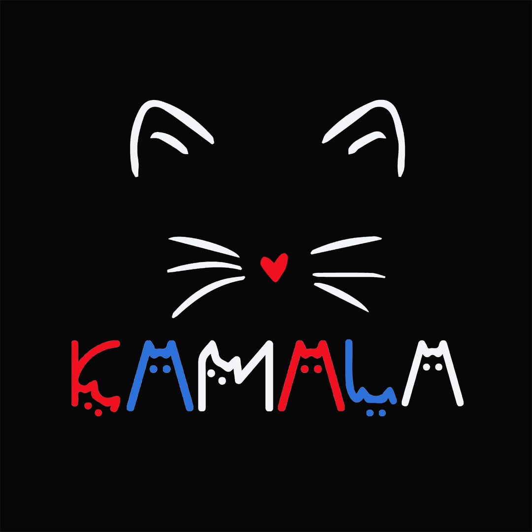 Kamala Harris Cat Letter PNG, Kamala Harris President, Kamala for ...