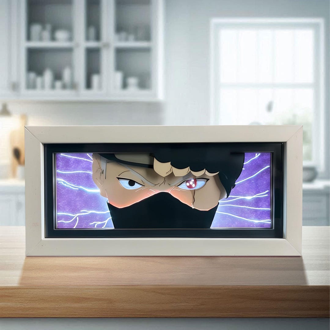 Anime Character Themed 3D LED Bedroom Decor Lightbox, Manga Anime ...