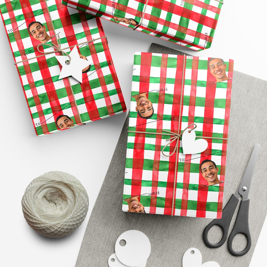 Wrapped With a Personal Touch Customized Wrapping Paper - Etsy