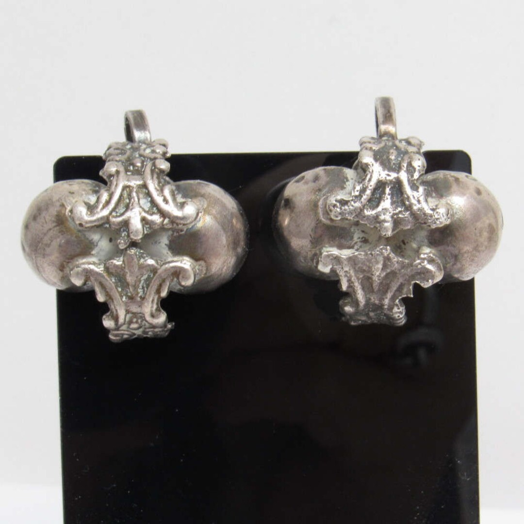 Sterling Orb Earrings Vintage Scew Back Arts and Crafts Jewelry - Etsy