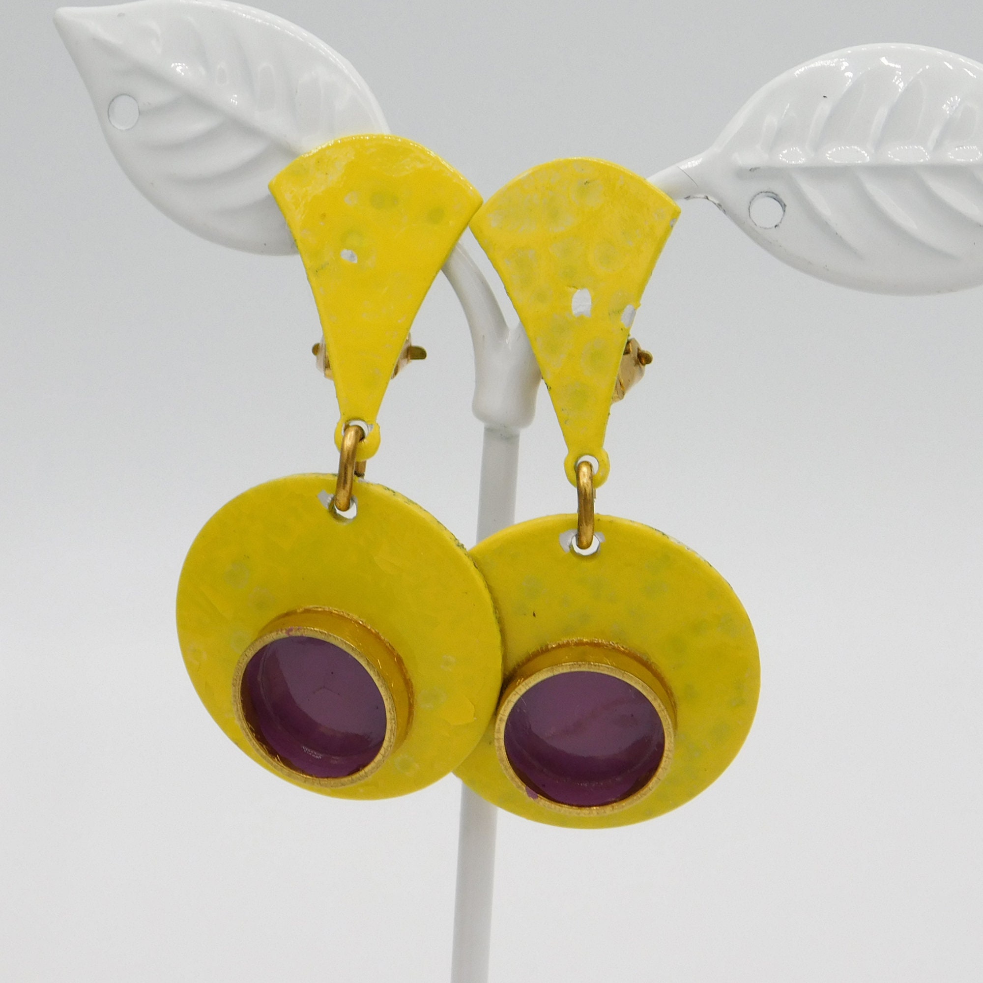 Vintage Mod Jewelry Mid Century Modern Mod Enamel Necklace | Etsy