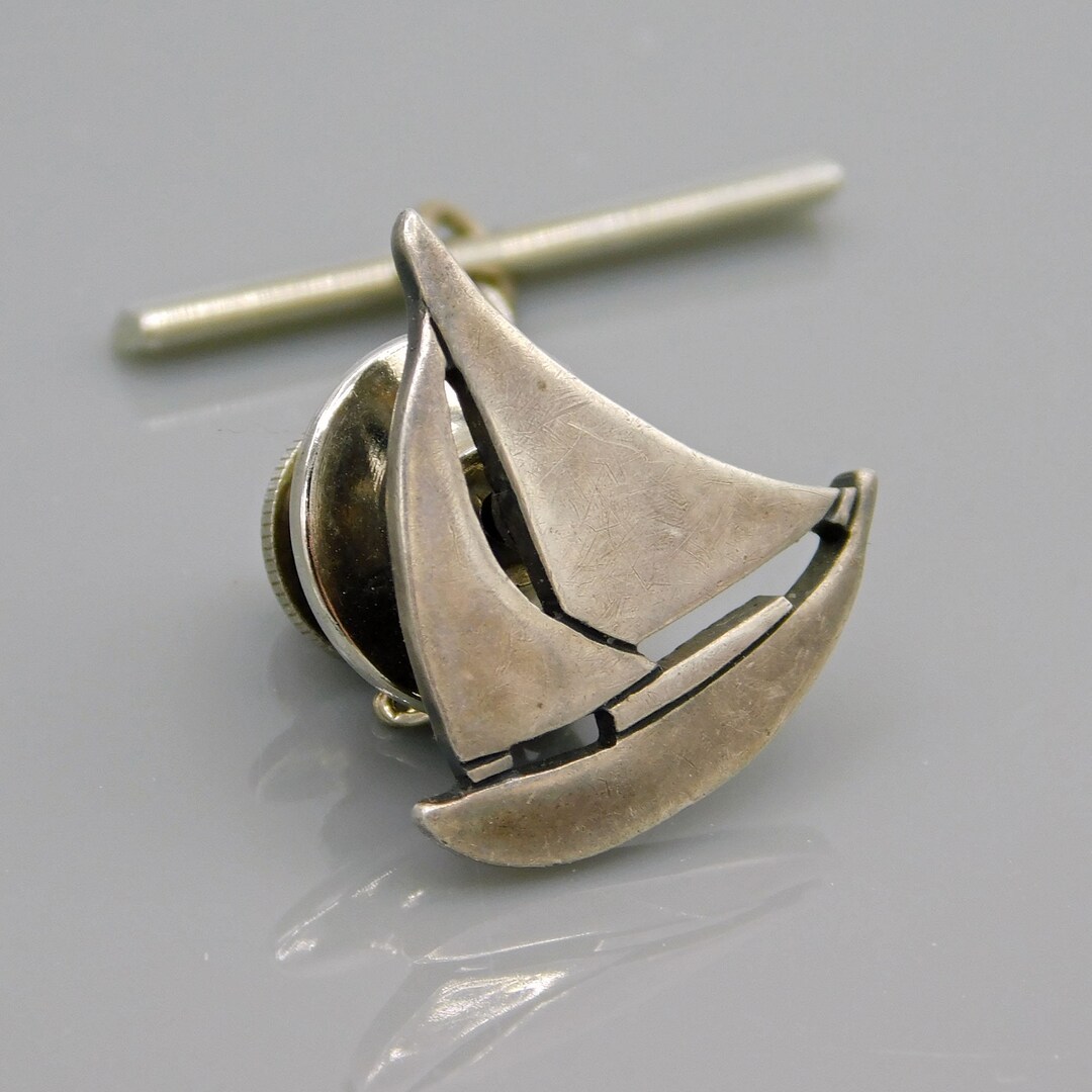 James Avery Tie Tack, Avery Sterling Tie Tack, Sterling Sailboat Tie ...