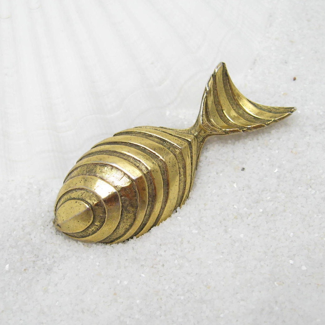 Vintage Fish Brooch Unique Fish Jewelry Zentall Jewelry - Etsy