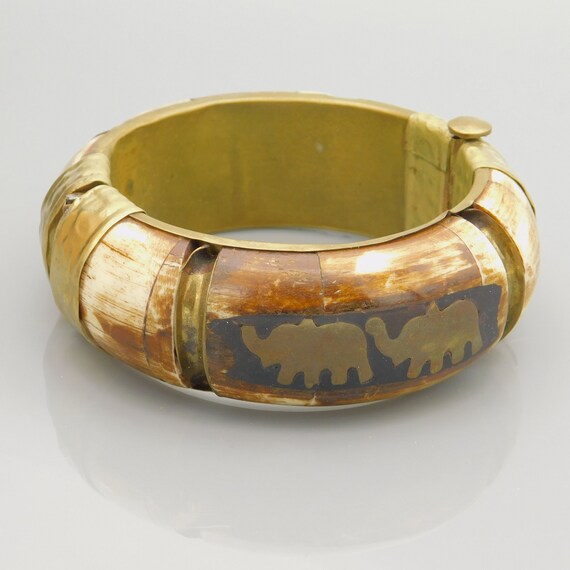 vintage elephant bangle - Gem