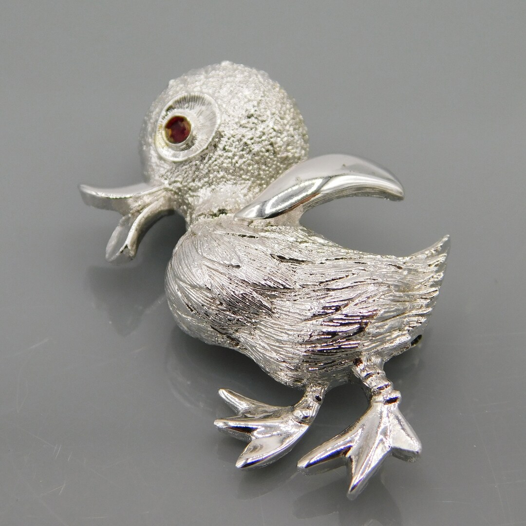 Vintage Duck Brooch, Vintage Bird Brooch, Monet Duck Brooch, Vintage ...