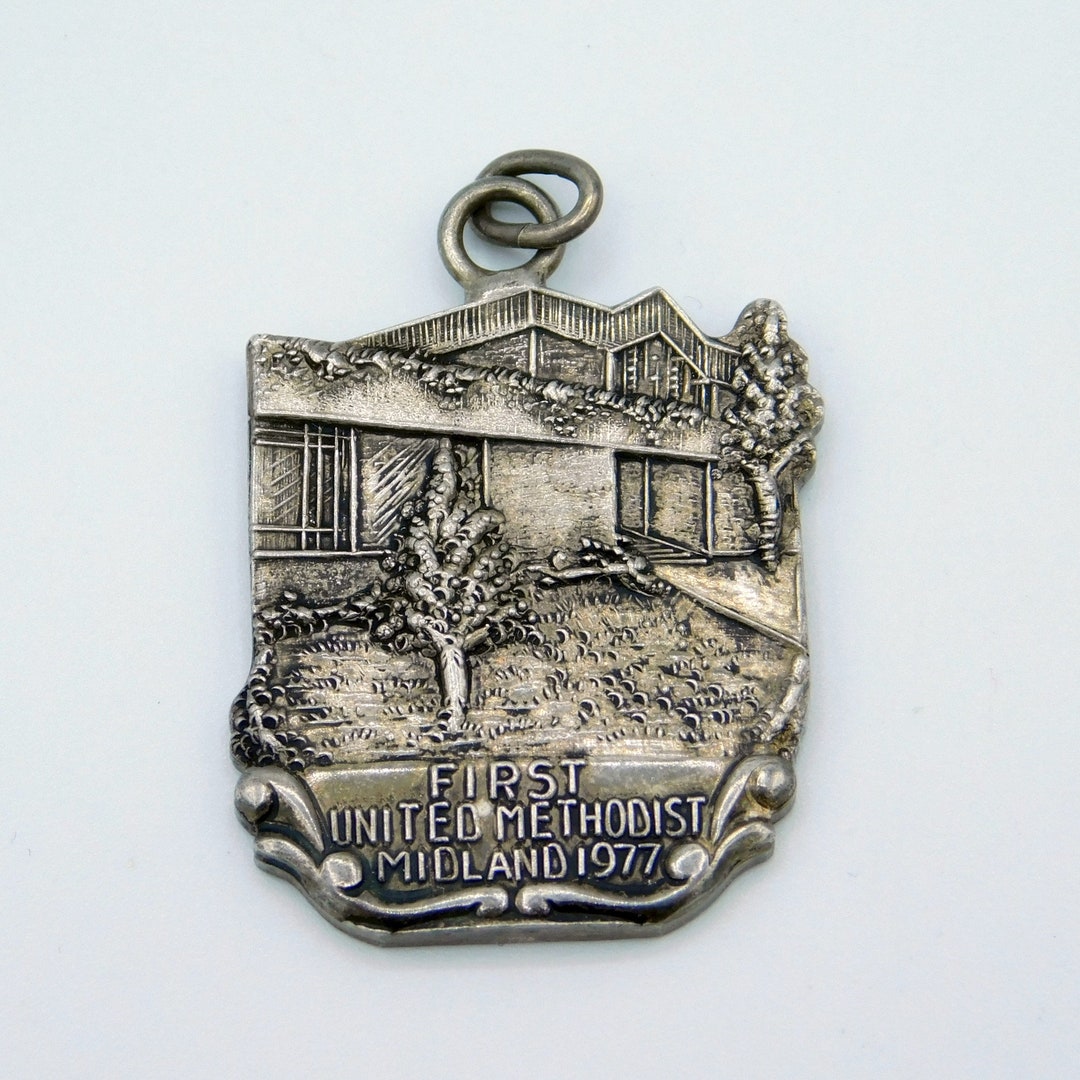 Vintage Silver Charm, Methodist Church Charm, Holland Silver Charm ...