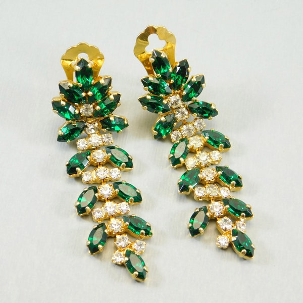 Rhinestone Earrings - Etsy